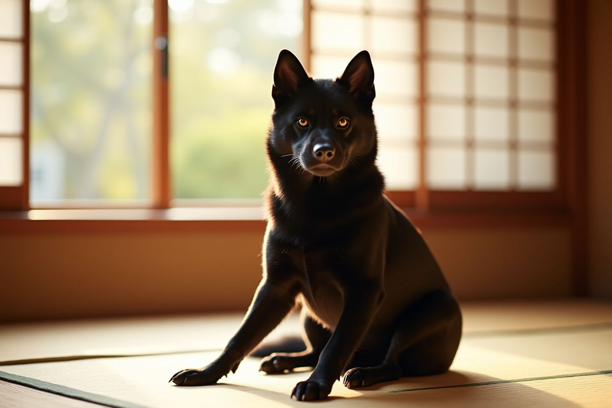 Shiba Inu noir : un trésor rare du Japon - Omniz